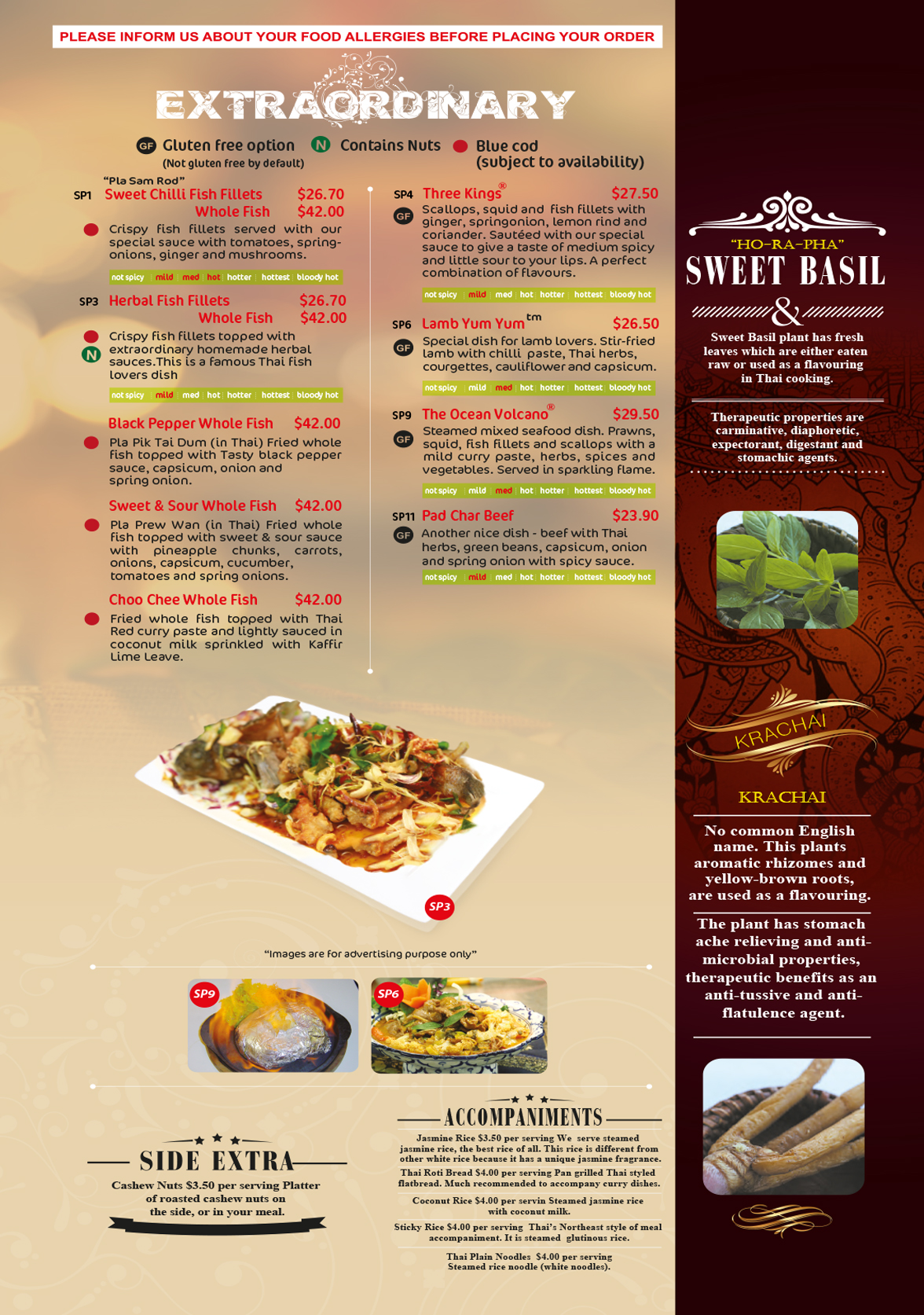 Parnell Diner Menu - Thai Chef Restaurant